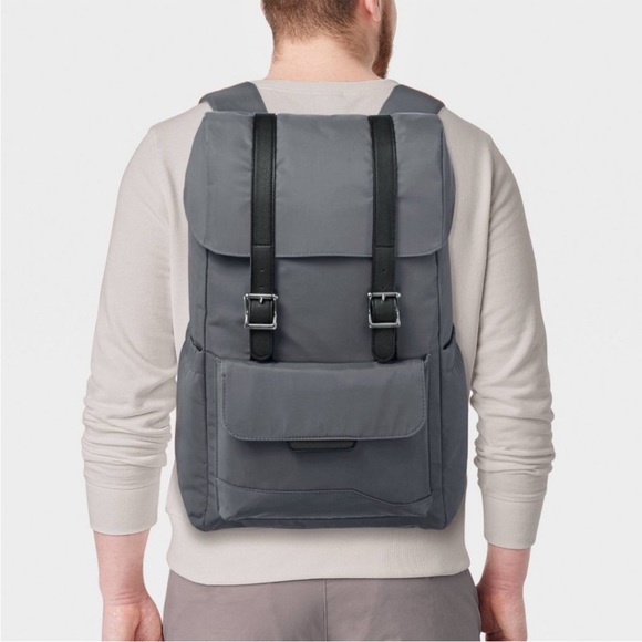 Target | Bags | Open Story Fitted Flap 7 Gray Backpack | Poshmark
